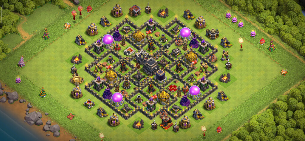 2023 TH9 Home Base Layout with Base Copy Link - Base of Clans
