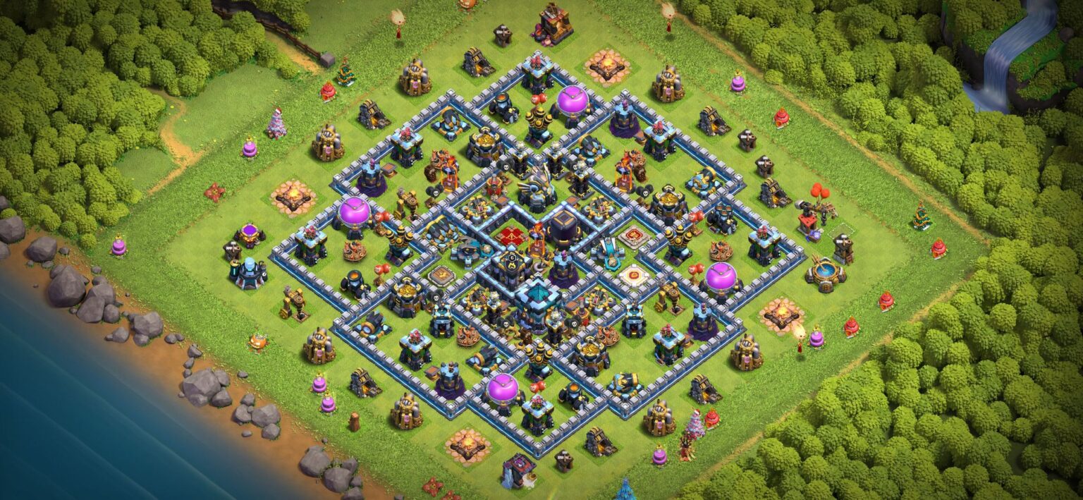 2023 TH13 Base layout with layout copy link - Base of Clans