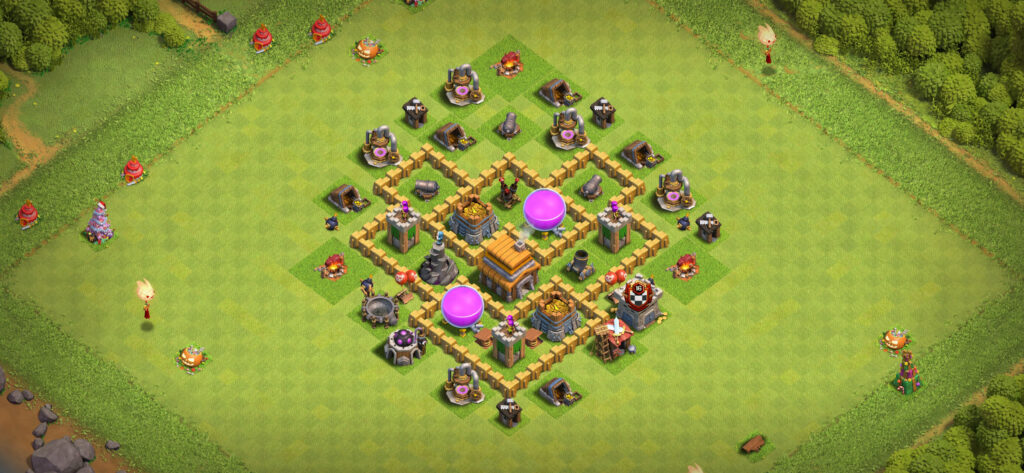 New 2023 Town Hall 5 Base Layout With Layout Copy Link - Base of Clans