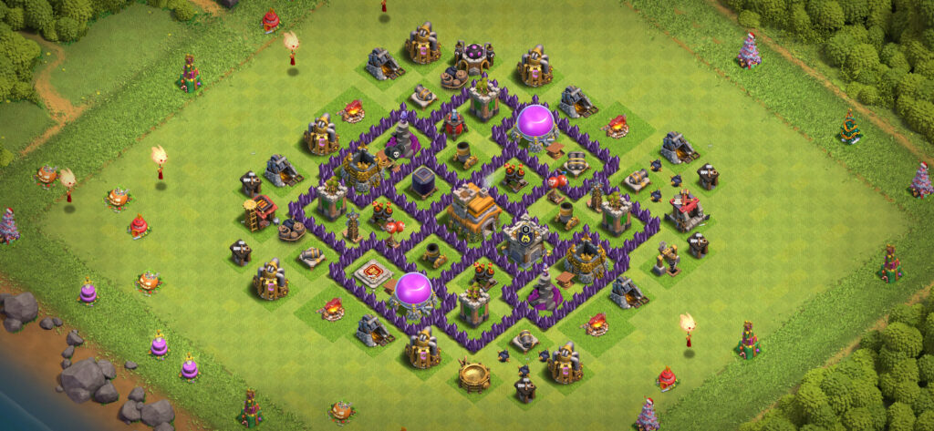 BEST 2023 TH7 Base Layout with Layout Copy Link - Base of Clans