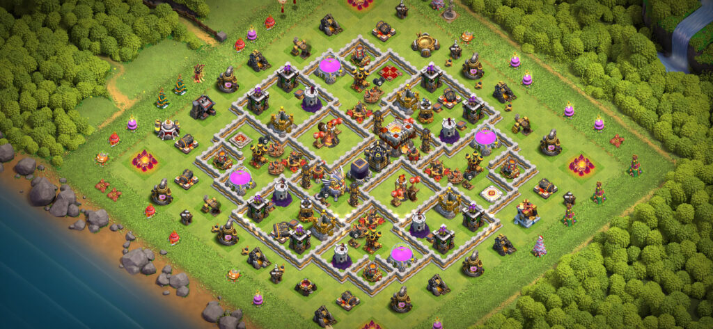 2023 Town Hall 11 Base Layout With Base Copy Link - Base of Clans