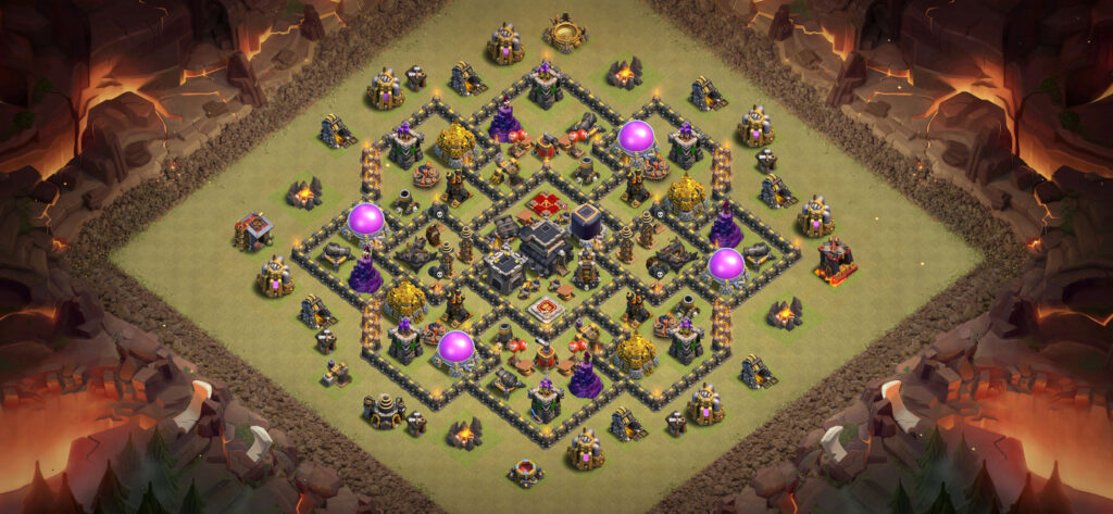 New 2023 War TH9 Base Layout with Base Copy Link - Base of Clans