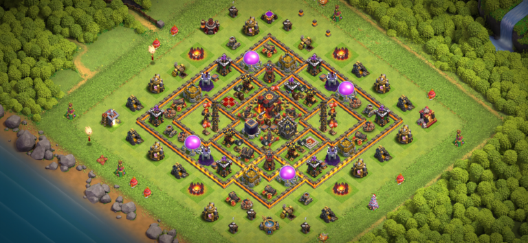 2023 TH10 Base layout with Copy Link of layout - Base of Clans