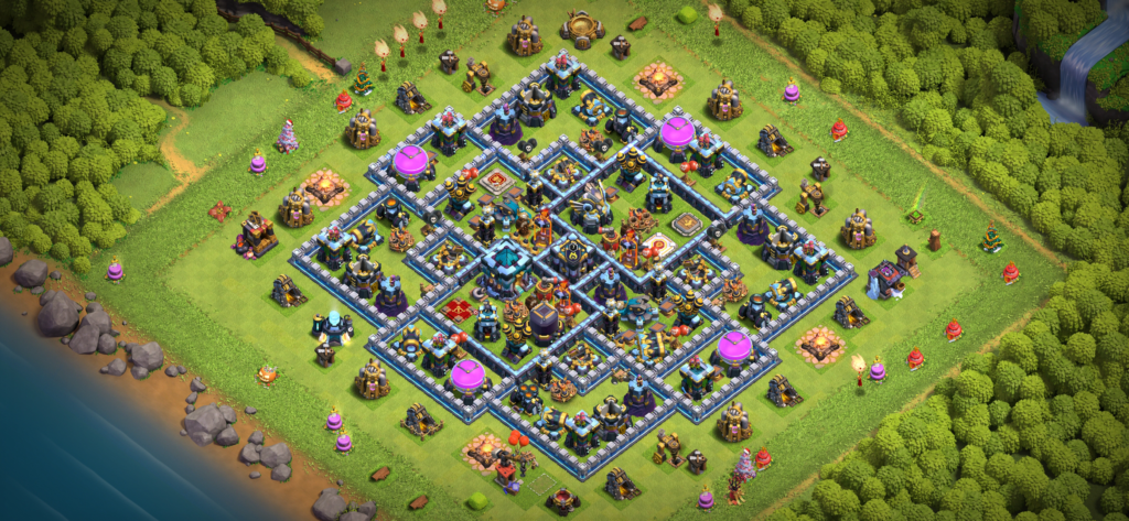 New 2023 TH13 Base layout with layout copy link - Base of Clans