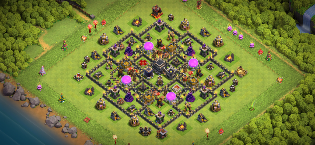 Dominating Clash of Clans with the New 2023 TH9 Base Design - Base of Clans