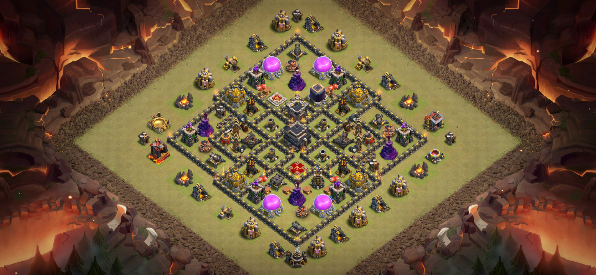 The Ultimate 2023 TH9 War Base Guide: Strategies and Designs - Base of ...