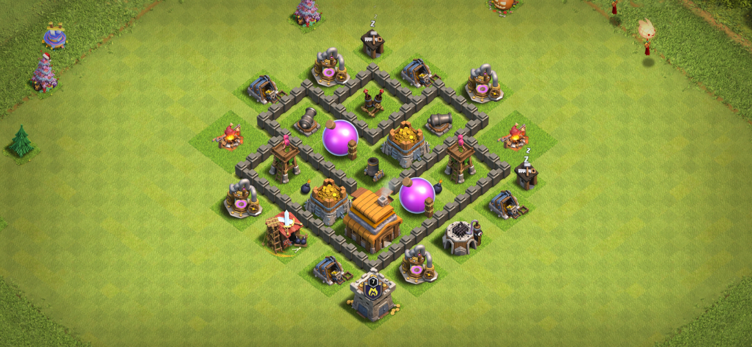 TH4 Base: Building the Ultimate Gaming Setup - Base of Clans