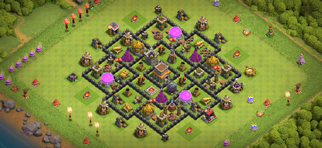 Victory Through Design: Expert TH8 Home Base Planning - Base of Clans