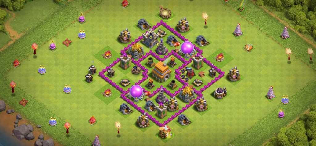 Crafting the Ultimate Defense Strategy with the New TH6 Base - Base of ...