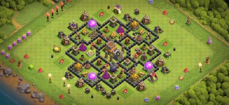 COC TH8 Base Guide: Protect Your Village - Base of Clans