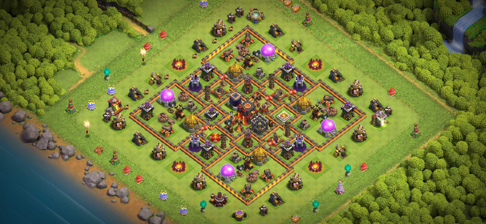 Game-Changer Alert: Your New COC TH10 Base Strategy Revealed! - Base of ...