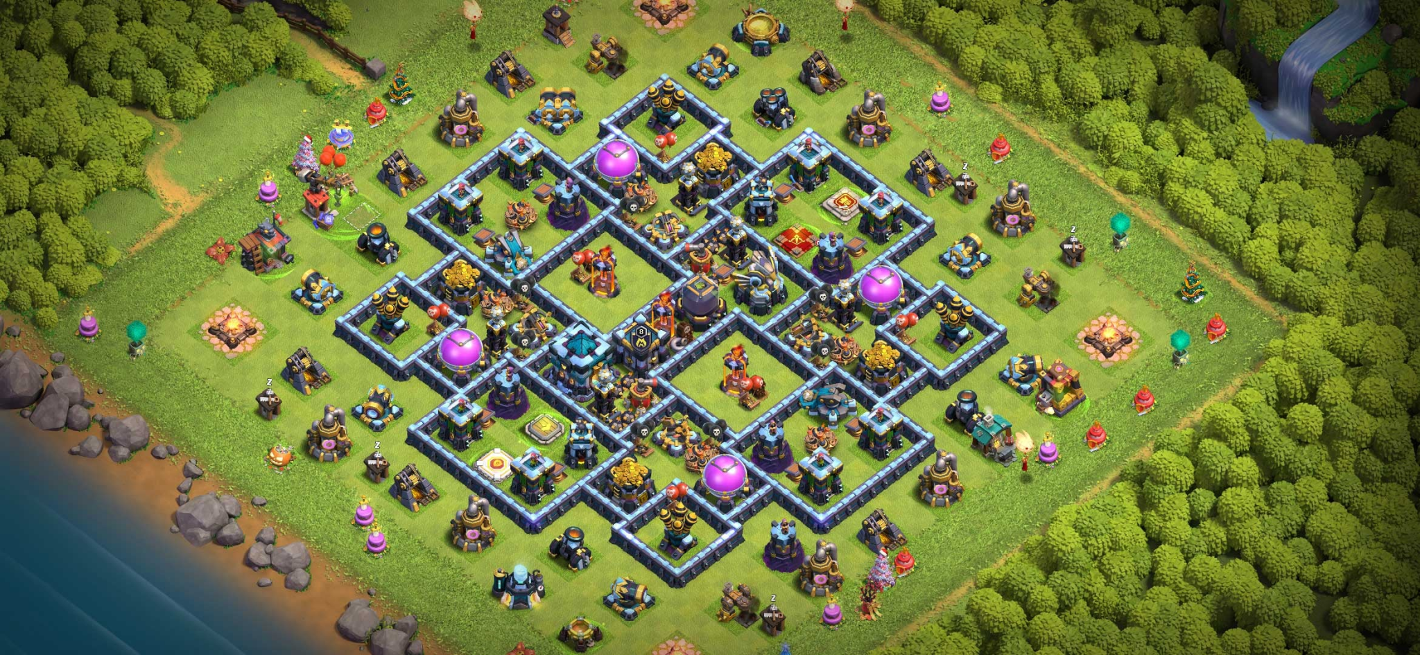 Elevate Your Game with TH13 Home Base Layout - Base of Clans