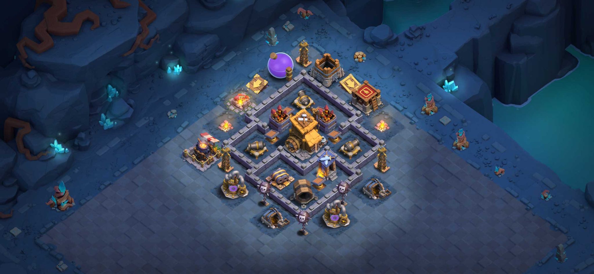 Builder Hall 8 Base (2 stages): Building a Strong Defensive Strategy ...