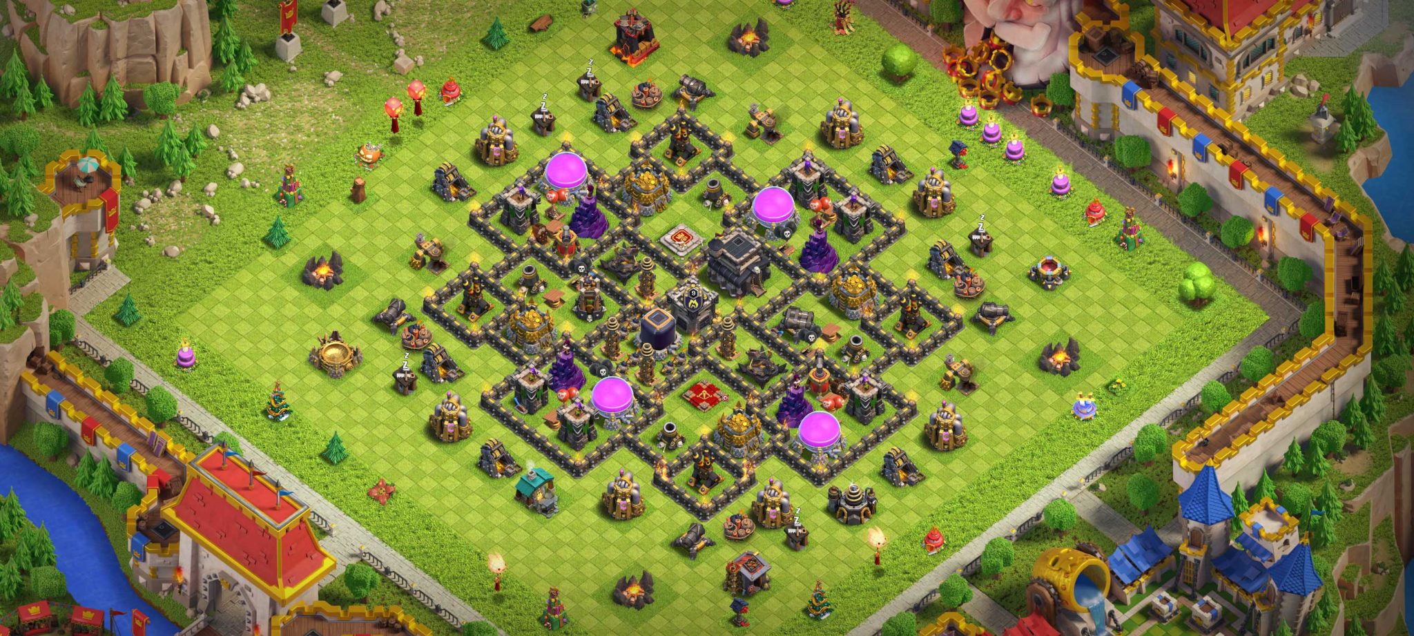 NEW TH9 Home Base Layout: Ultimate Strategic Defense - Base of Clans