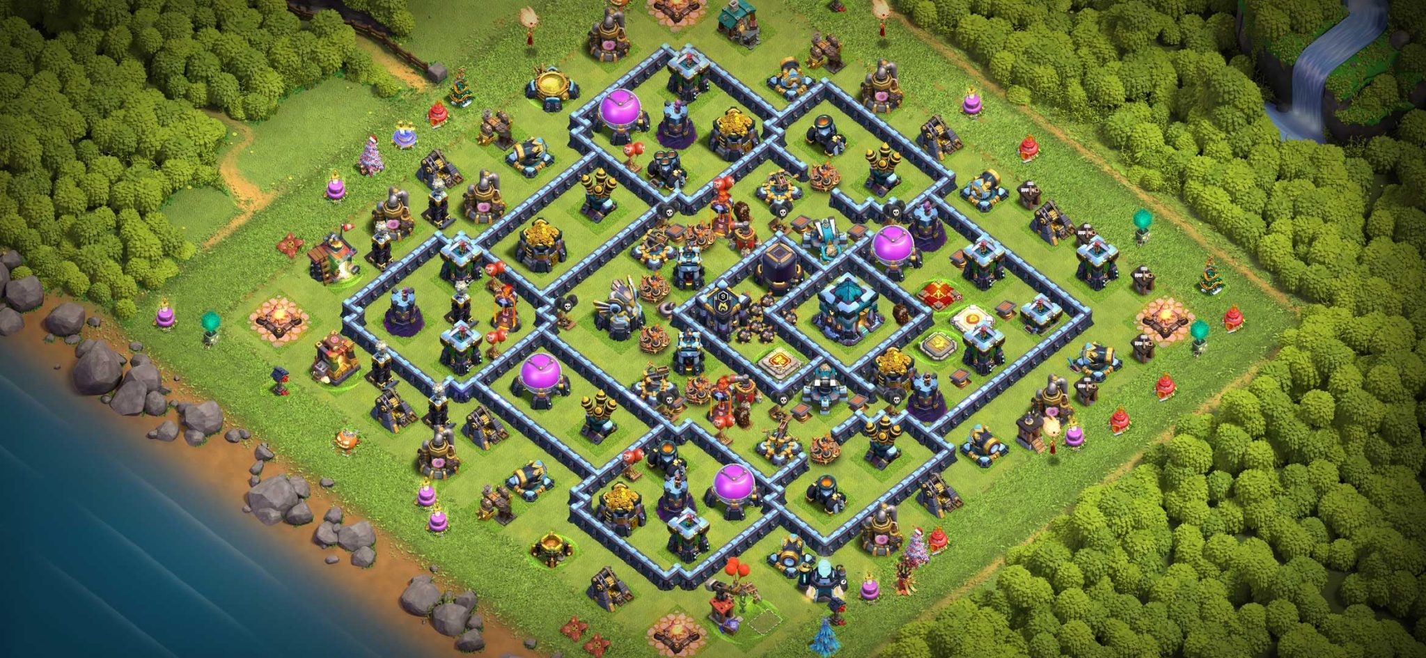 COC TH13 Base Layout: Mastering the Art of Defense - Base of Clans