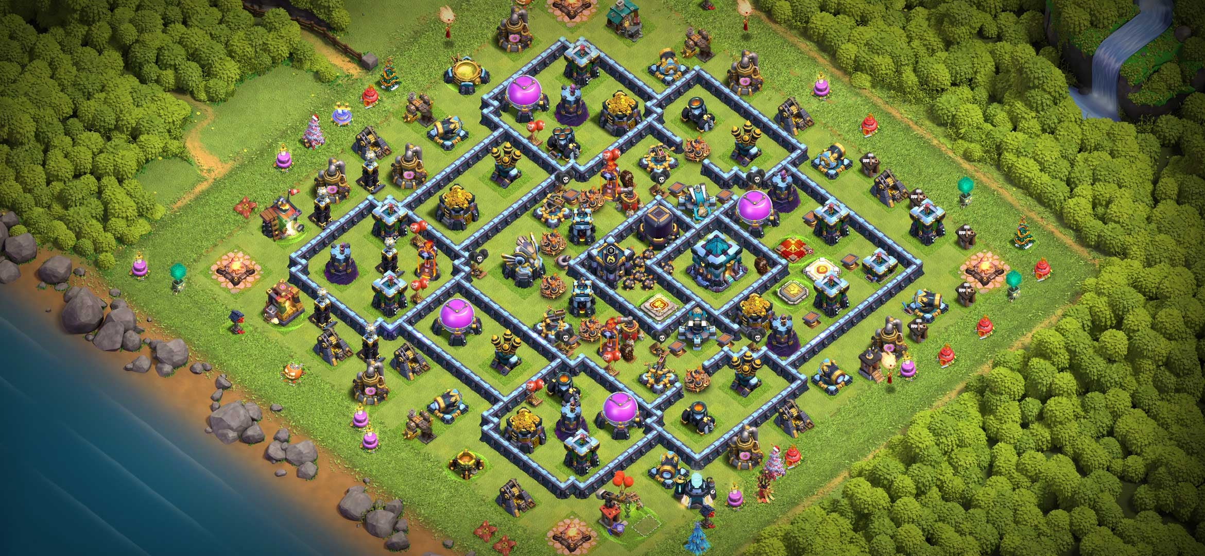 COC TH13 Base Layout: Mastering the Art of Defense - Base of Clans