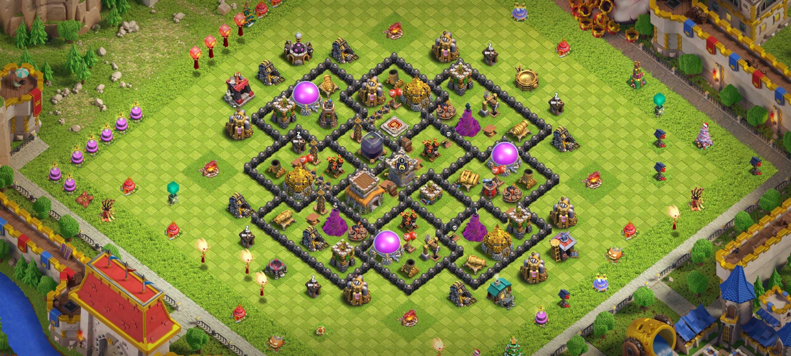 COC TH8 Base Layout: Building a Fortress for Success - Base of Clans