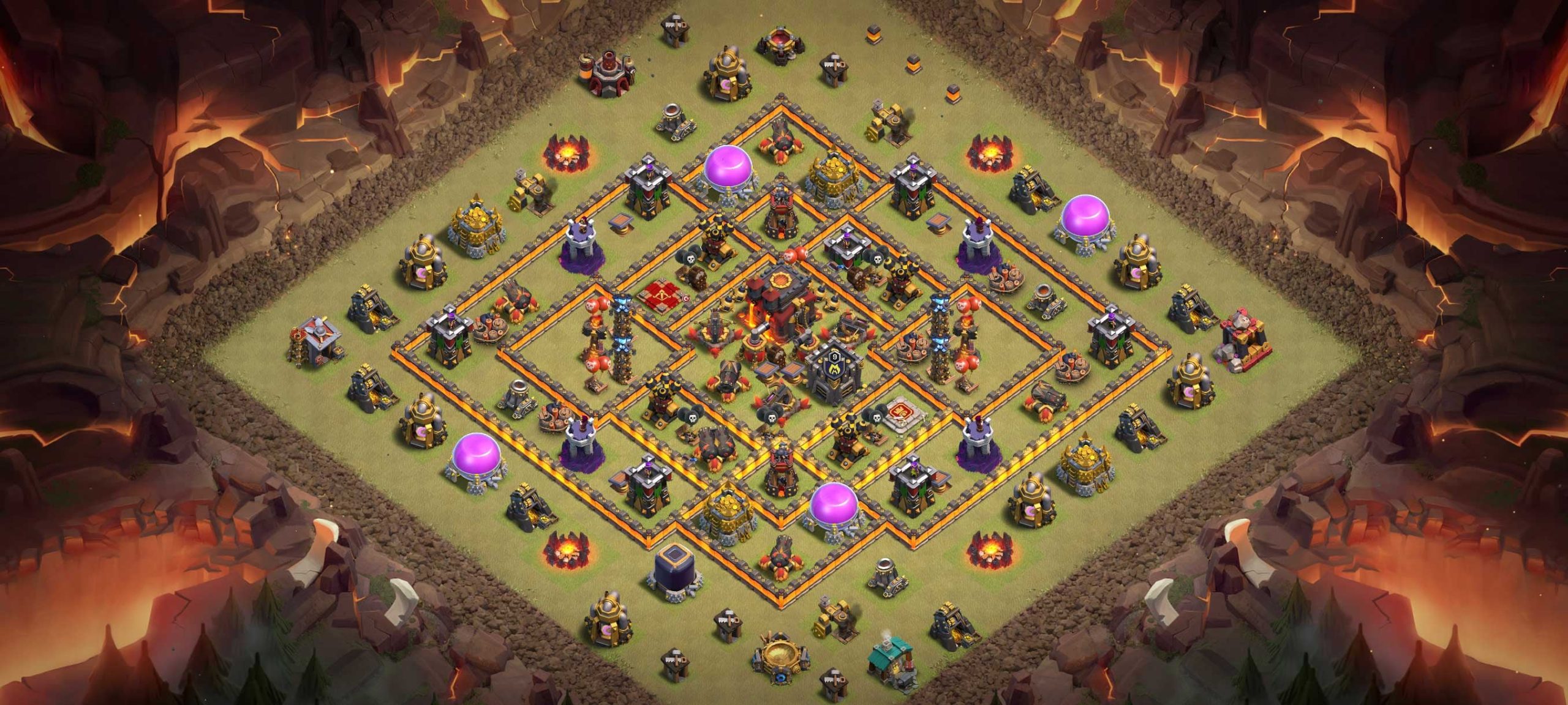 COC TH10 War Base: Crafting an Impenetrable Fortress for Clan Wars