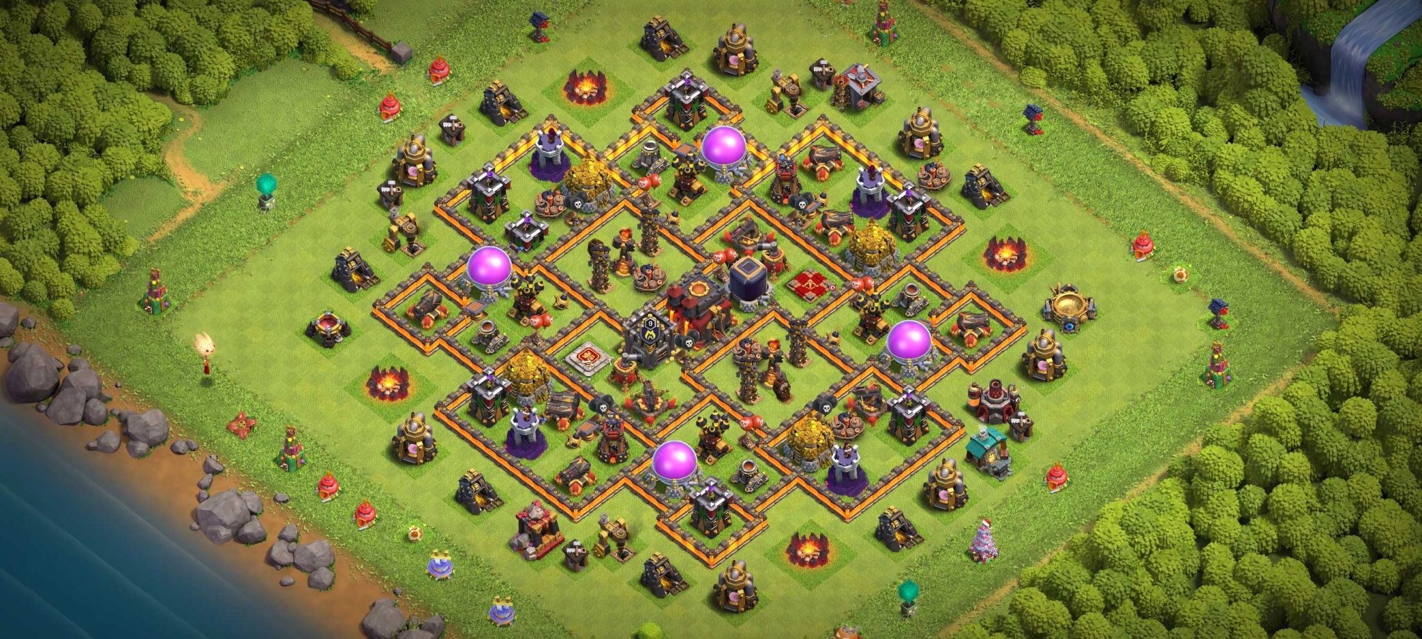 Advanced TH10 Home Base Layout: Top Layouts and Defensive