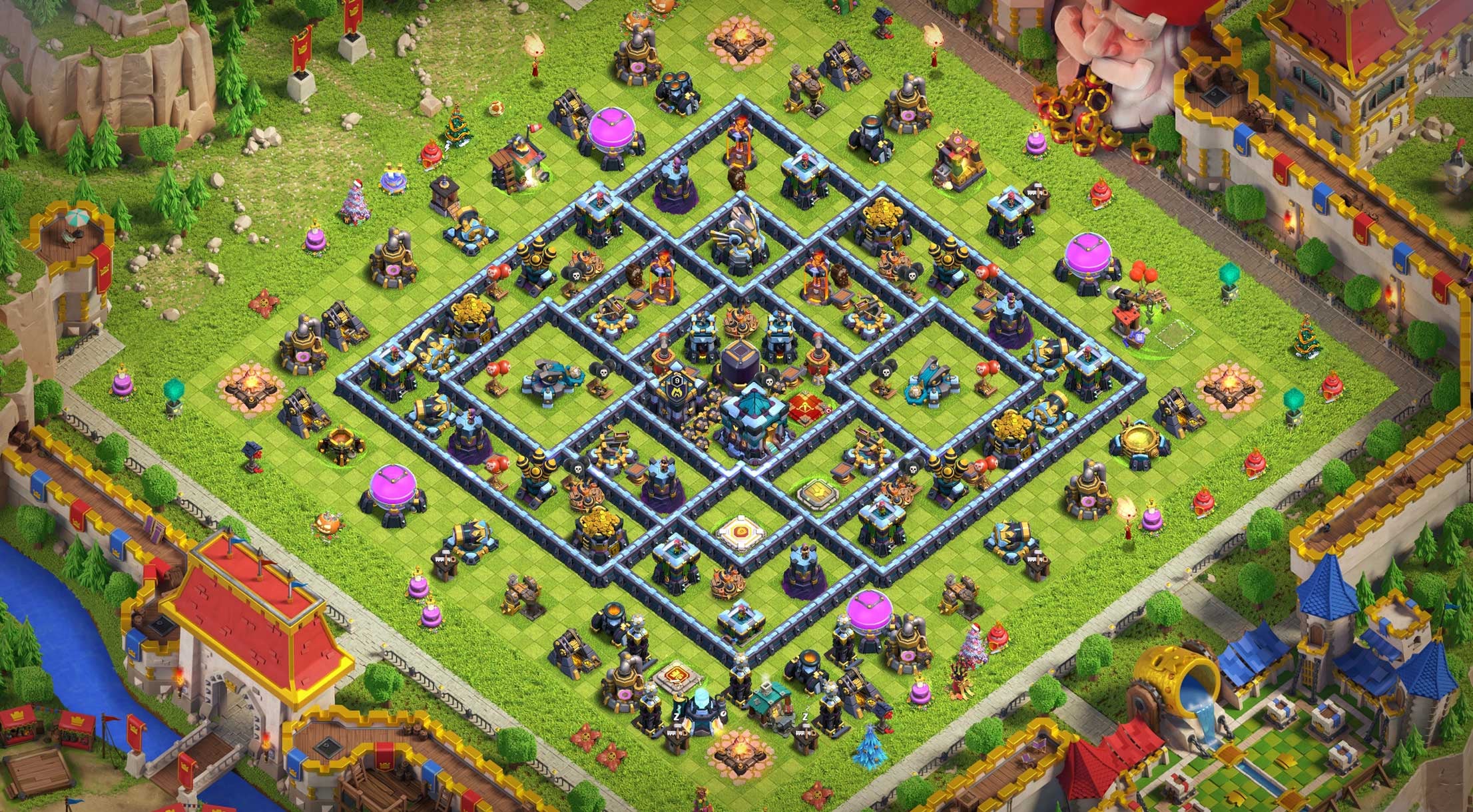 TH13 Base Layout: Mastering the Art of Base Design - Base of Clans