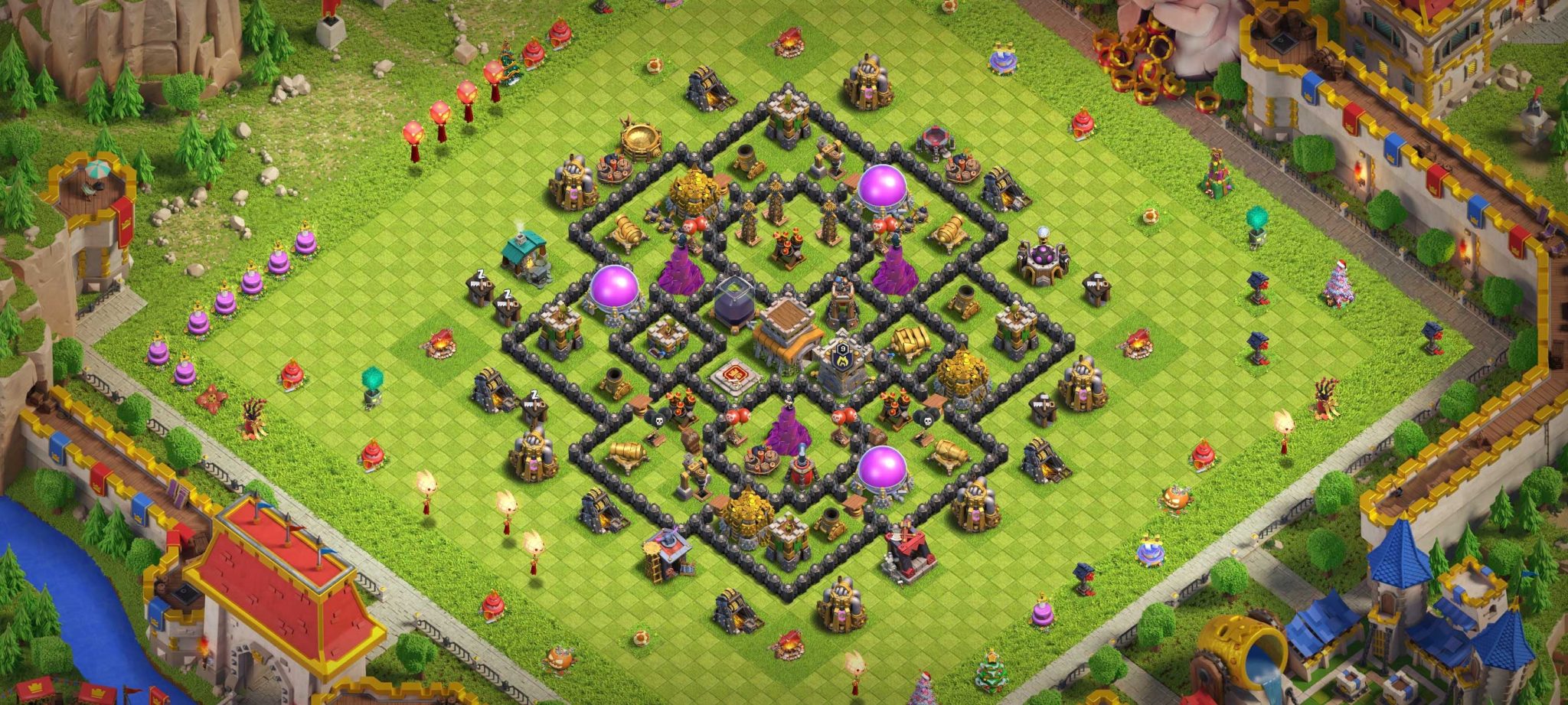 Understanding the Basics of TH8 Layouts - Base of Clans