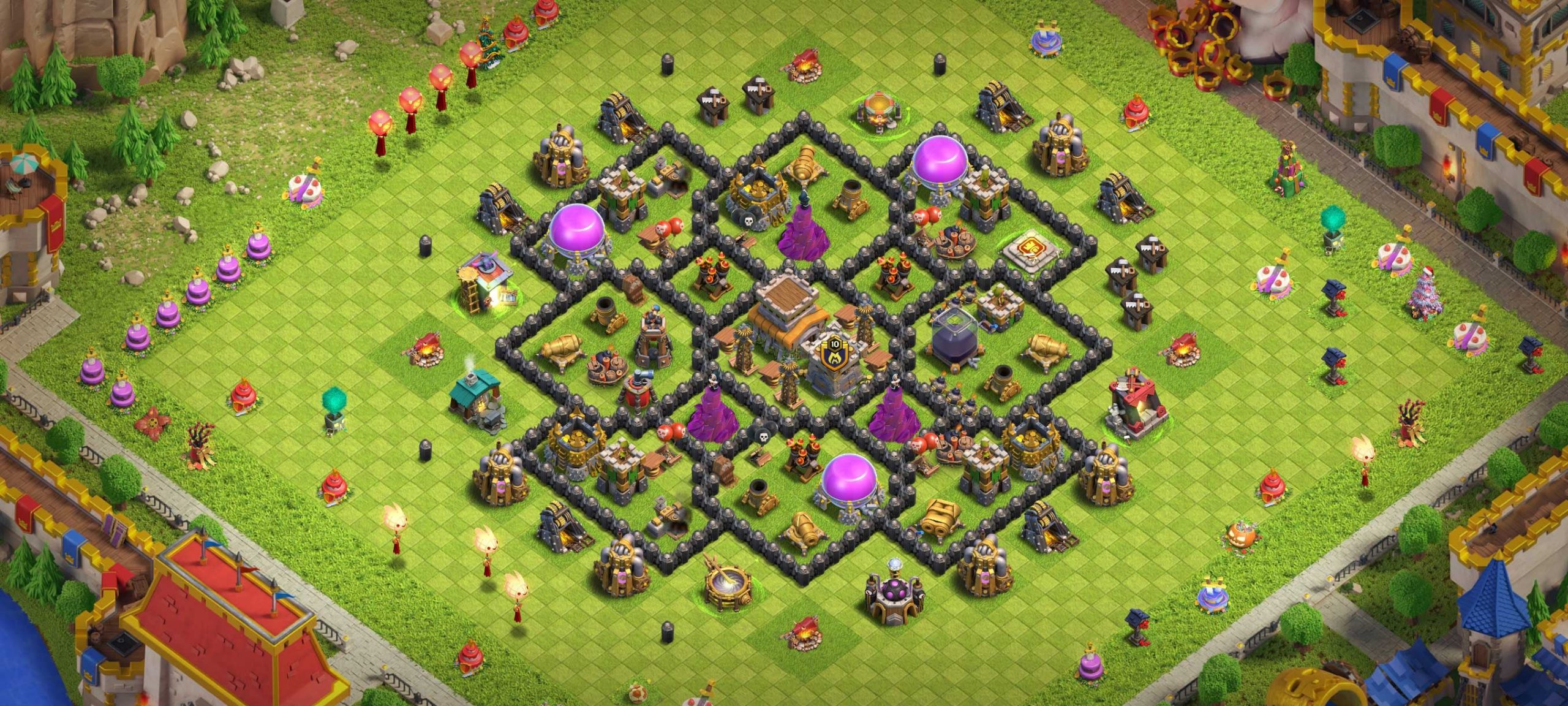 Designing the Best TH8 Base Layout for Clash of Clans Success - Base of ...