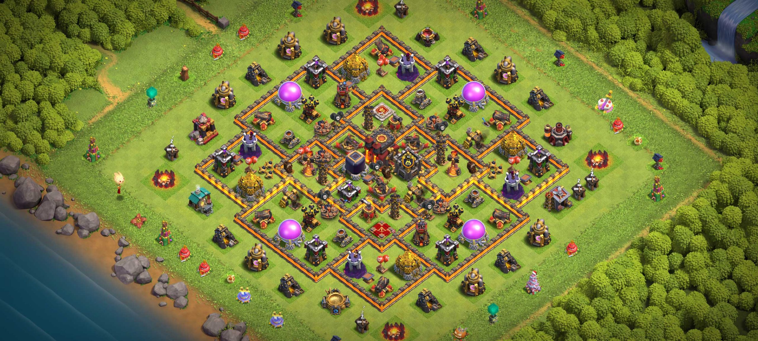 Best TH10 Base Layout for Clash of Clans Success - Base of Clans
