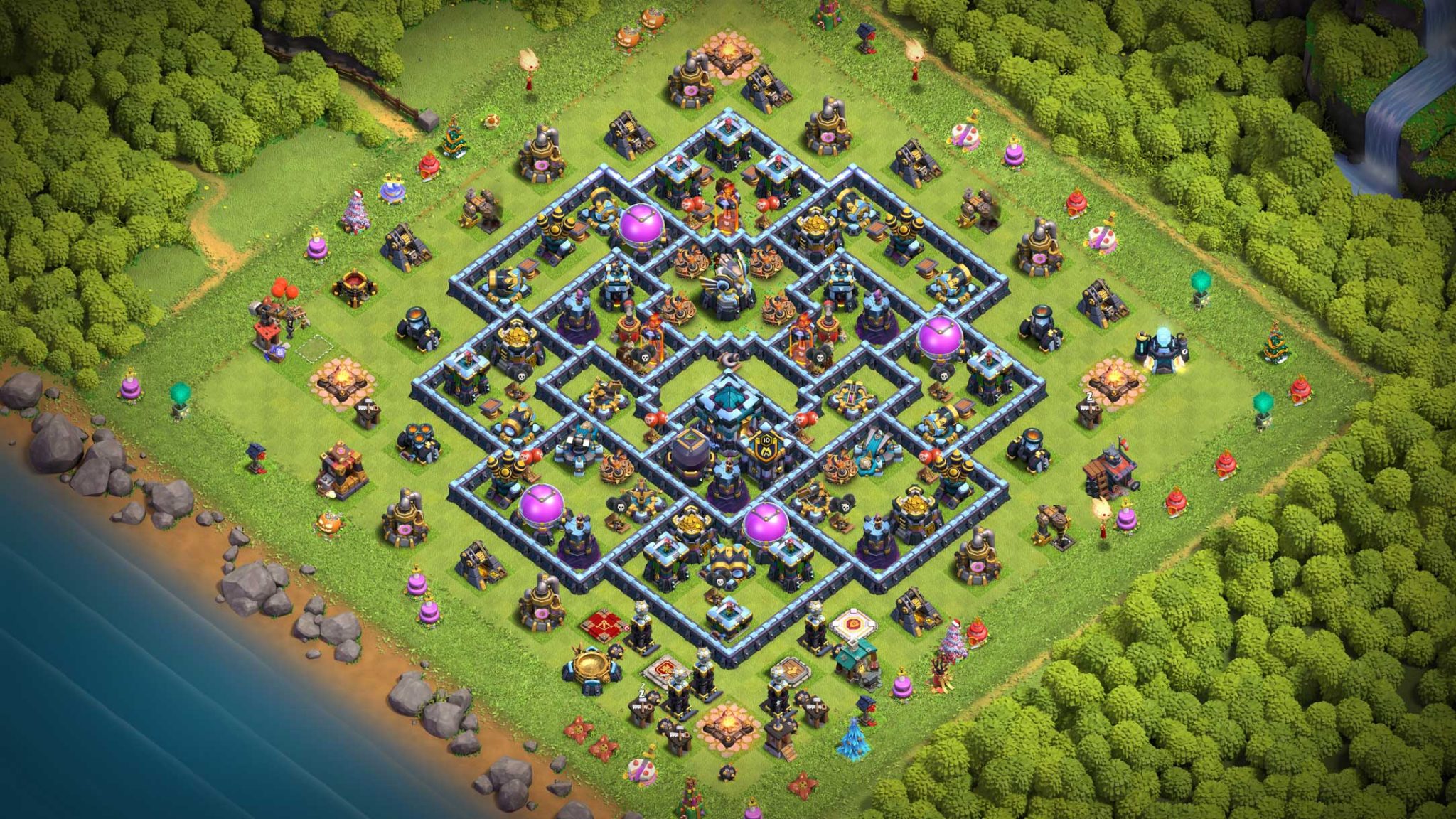 How to Optimize Your TH13 Base Layout for Clan Wars - Base of Clans
