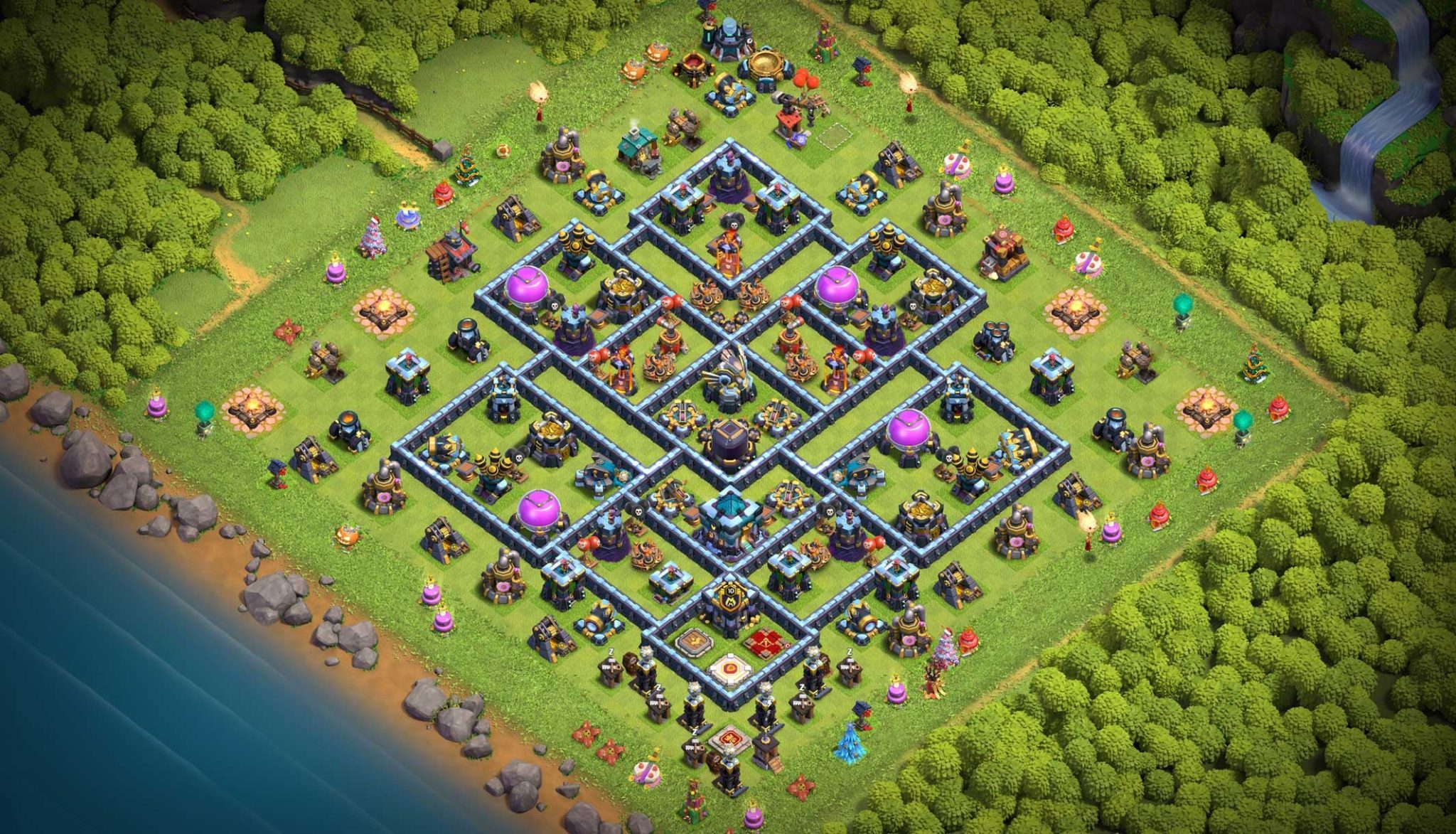 Countering Popular Attack Strategies with TH13 Base Layouts - Base of Clans