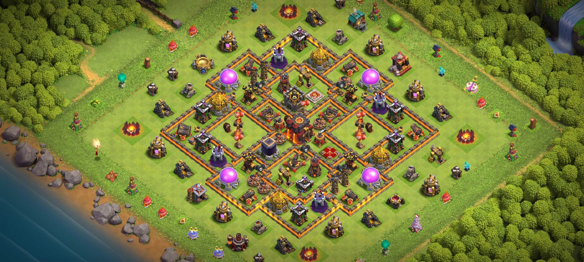 New TH10 Base Layout for Clash of Clans Success - Base of Clans