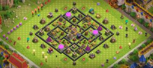 Dominate Clash of Clans with These TH8 Base Layout Tips - Base of Clans
