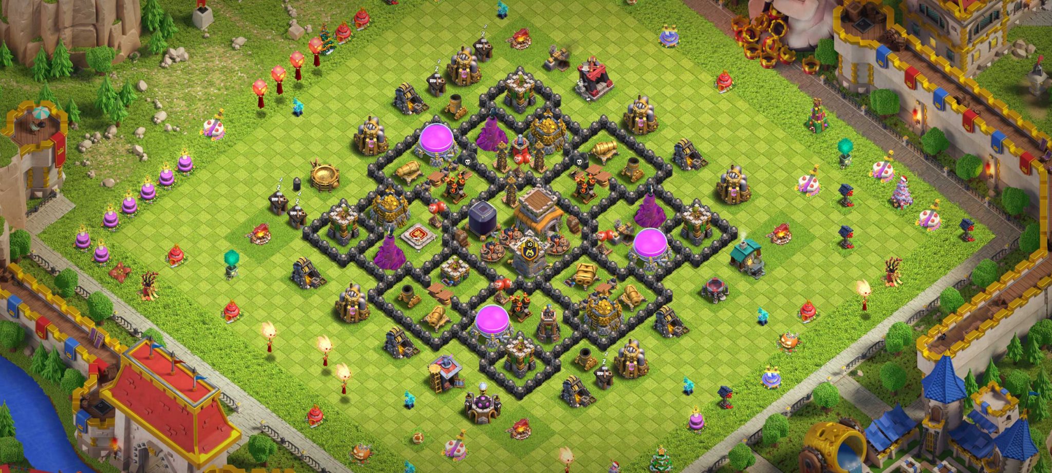 The Best TH8 Base Layout for Clash of Clans Success - Base of Clans
