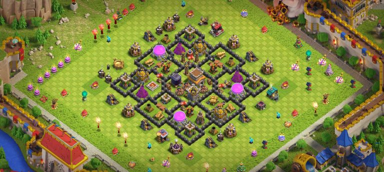 The Best TH8 Base Layout for Clash of Clans Success - Base of Clans