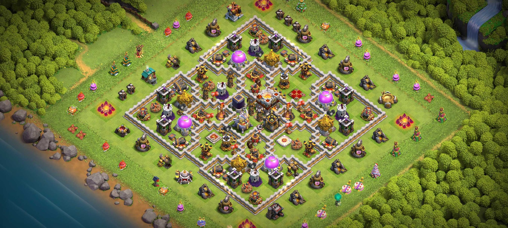 Best TH11 Base for Maximum Protection - Base of Clans
