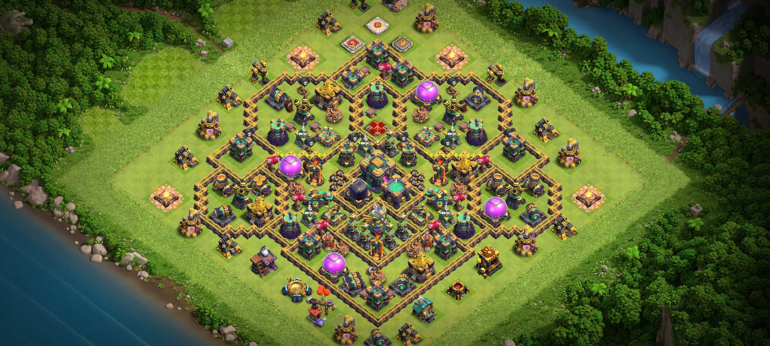Farming, War, and Trophy Bases: TH14 Design Secrets - Base of Clans