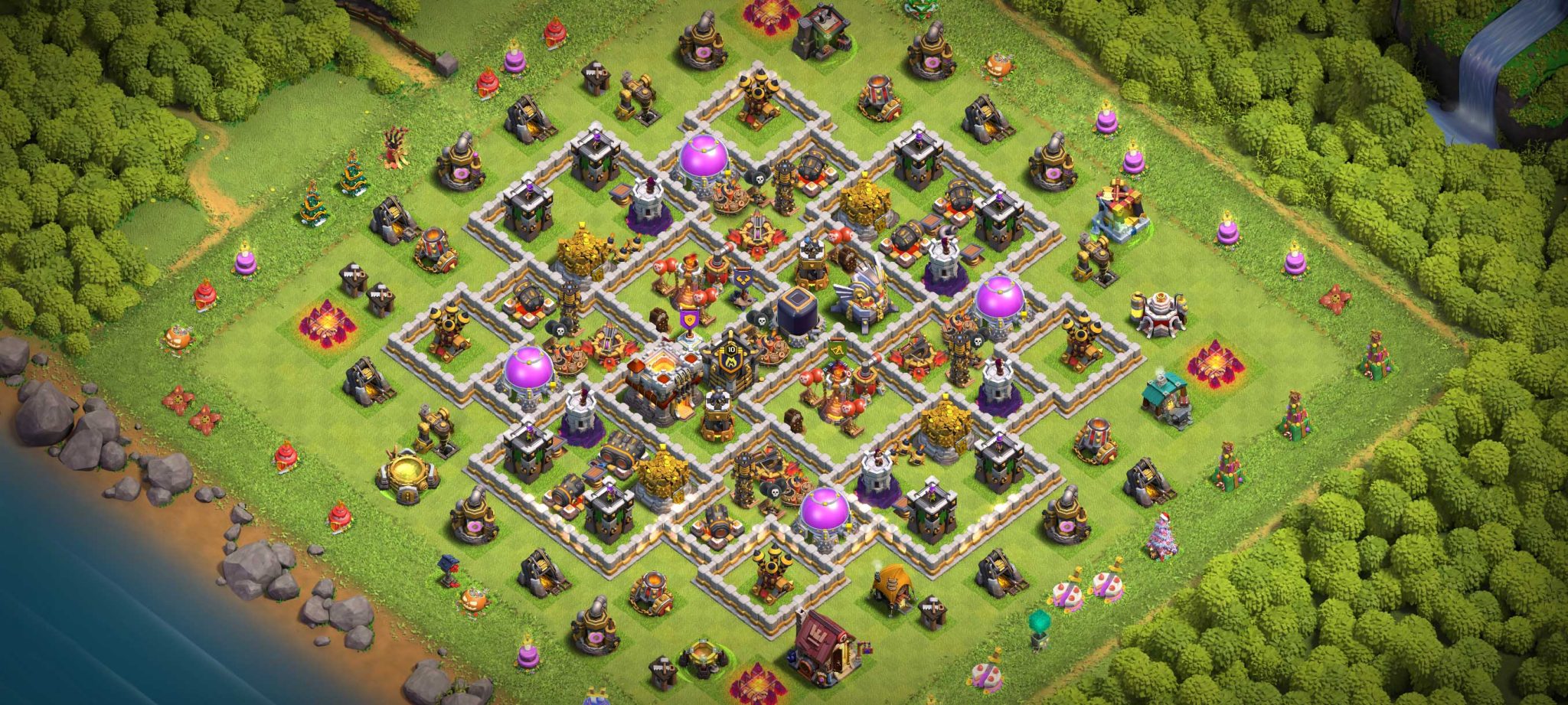 NEW TH11 Base for Maximum Protection - Base of Clans