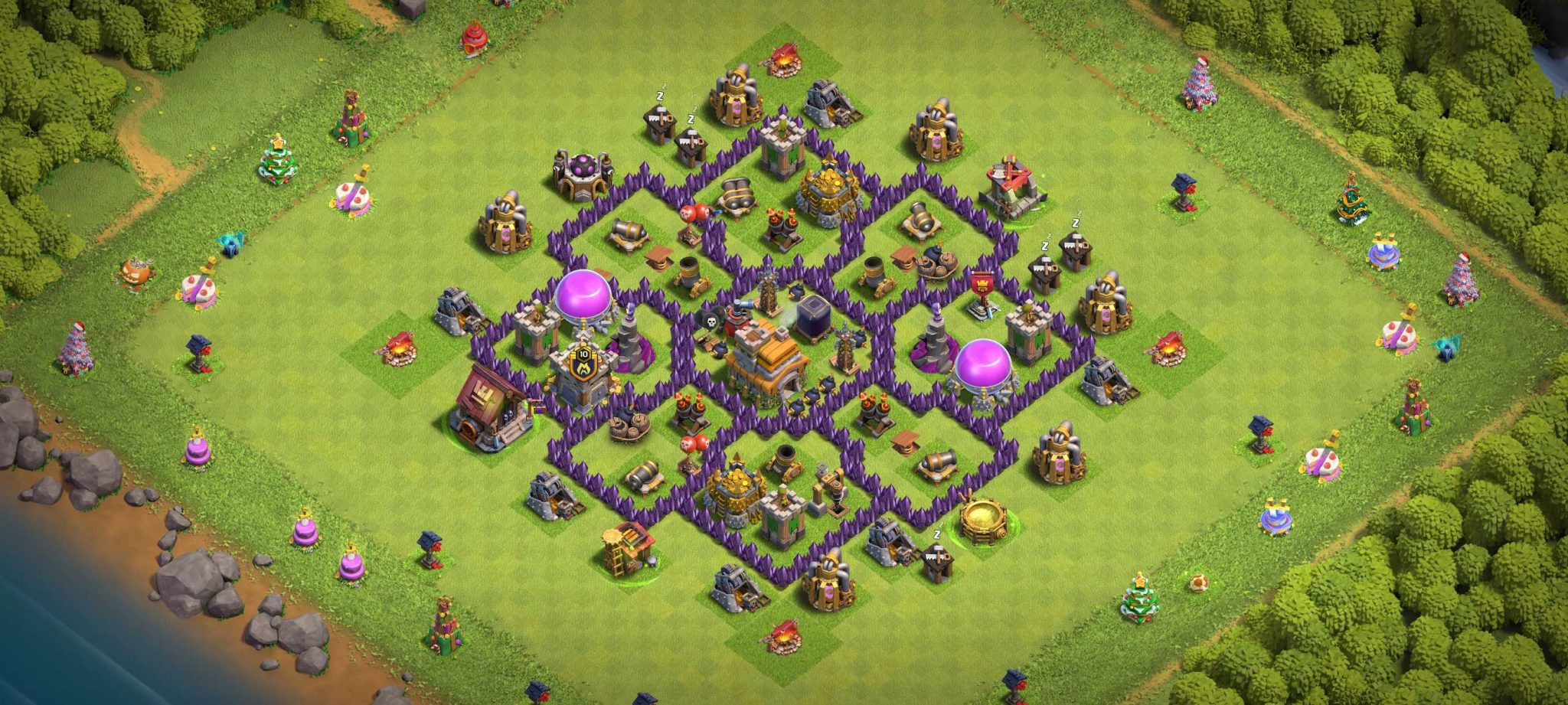 Effective TH7 Layouts for Farming, War, and Trophies - Base of Clans