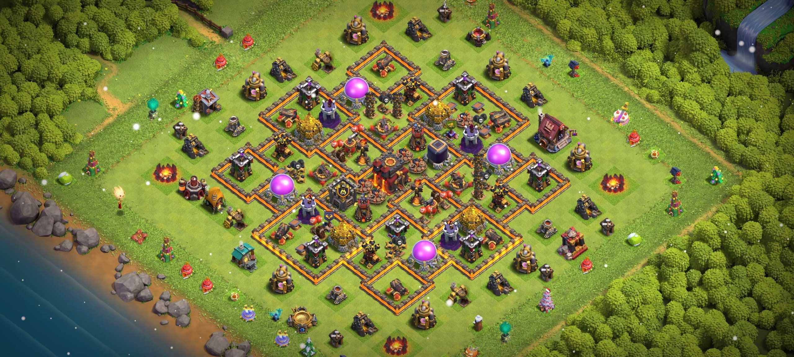 Designing the Perfect TH10 Base to Counter Enemy Attacks - Base of Clans