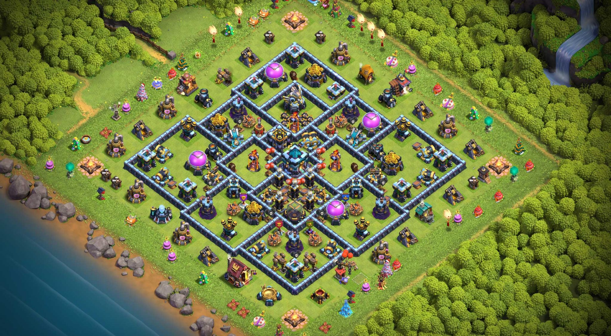 Ultimate TH13 Base Layout for 2025 - Base of Clans
