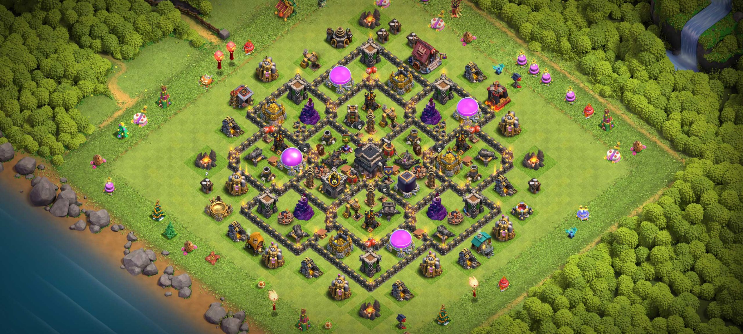 Effective Tips for Creating the Best TH9 Base Layout - Base of Clans