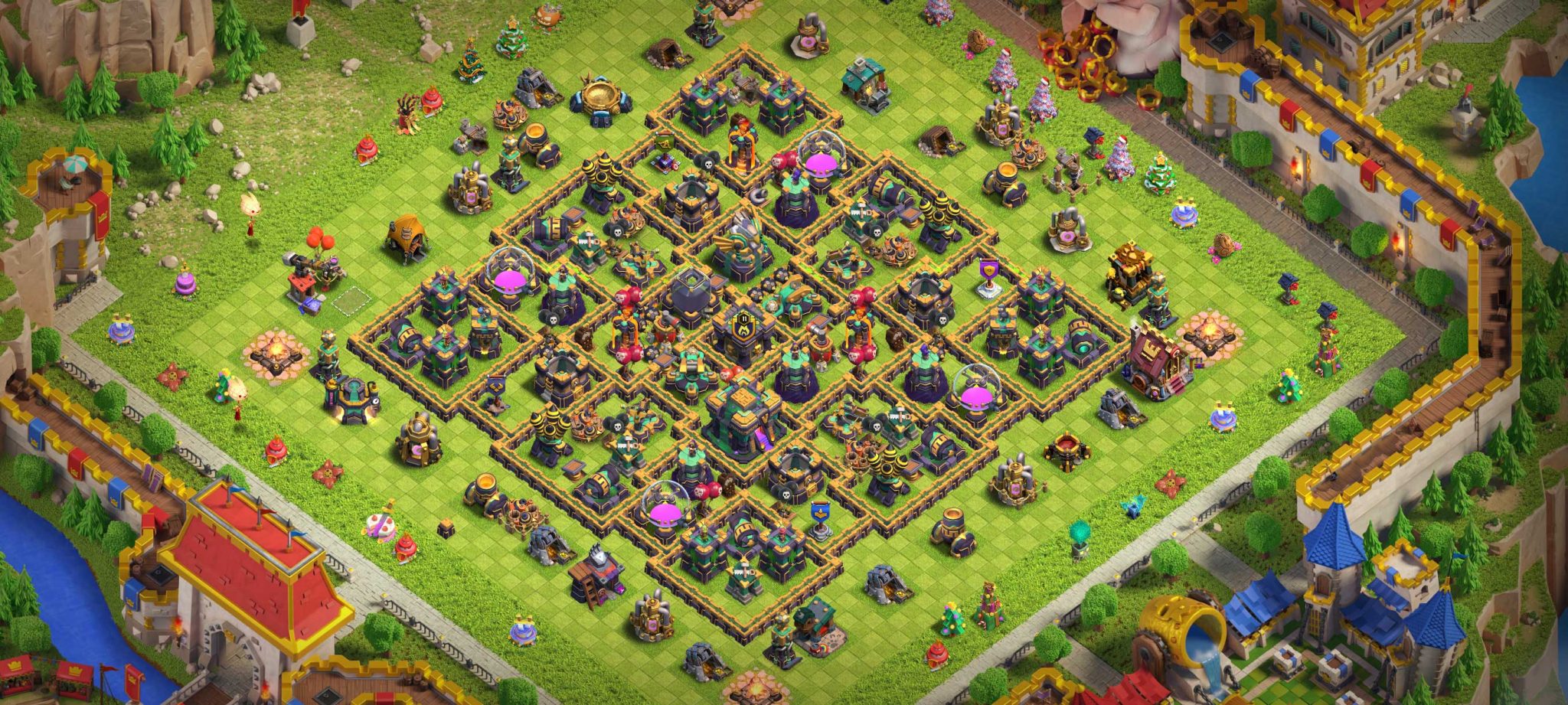 Ultimate TH14 Base Layout: Farming and Defense Strategy - Base of Clans