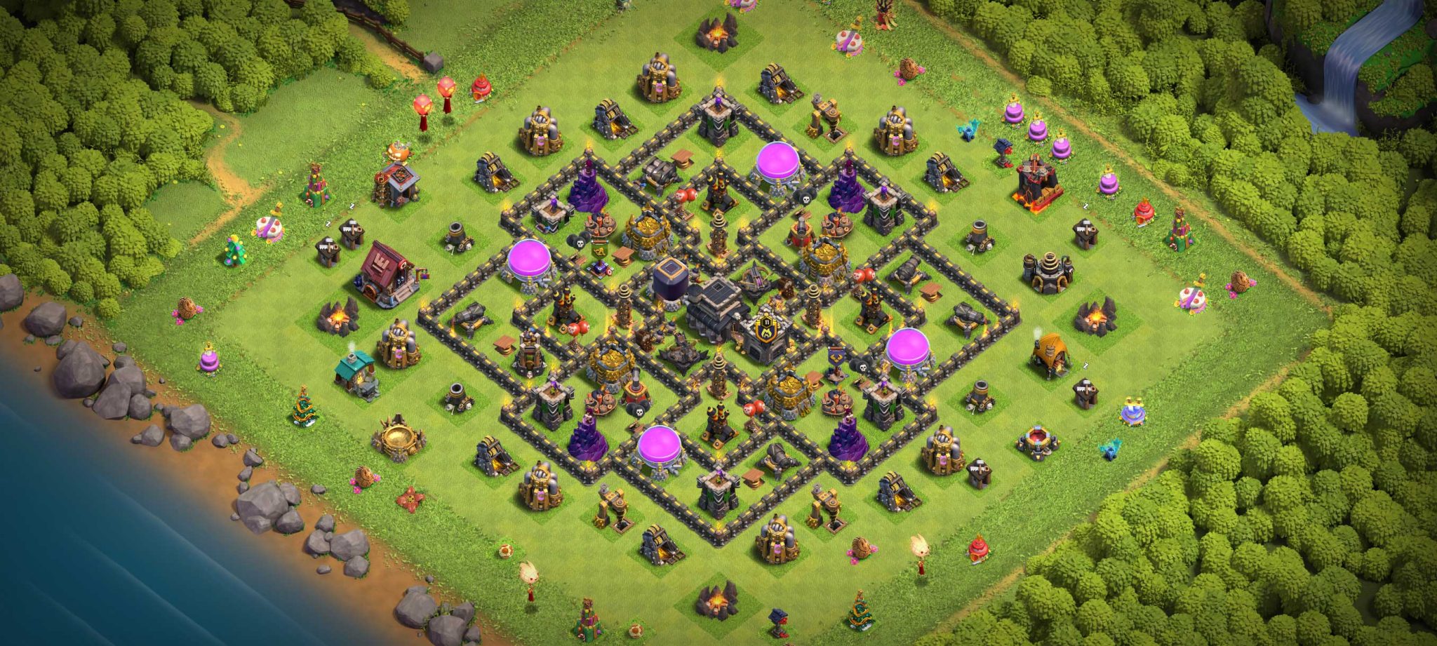 Effective Tips for Creating the Best TH9 Base Layout - Base of Clans