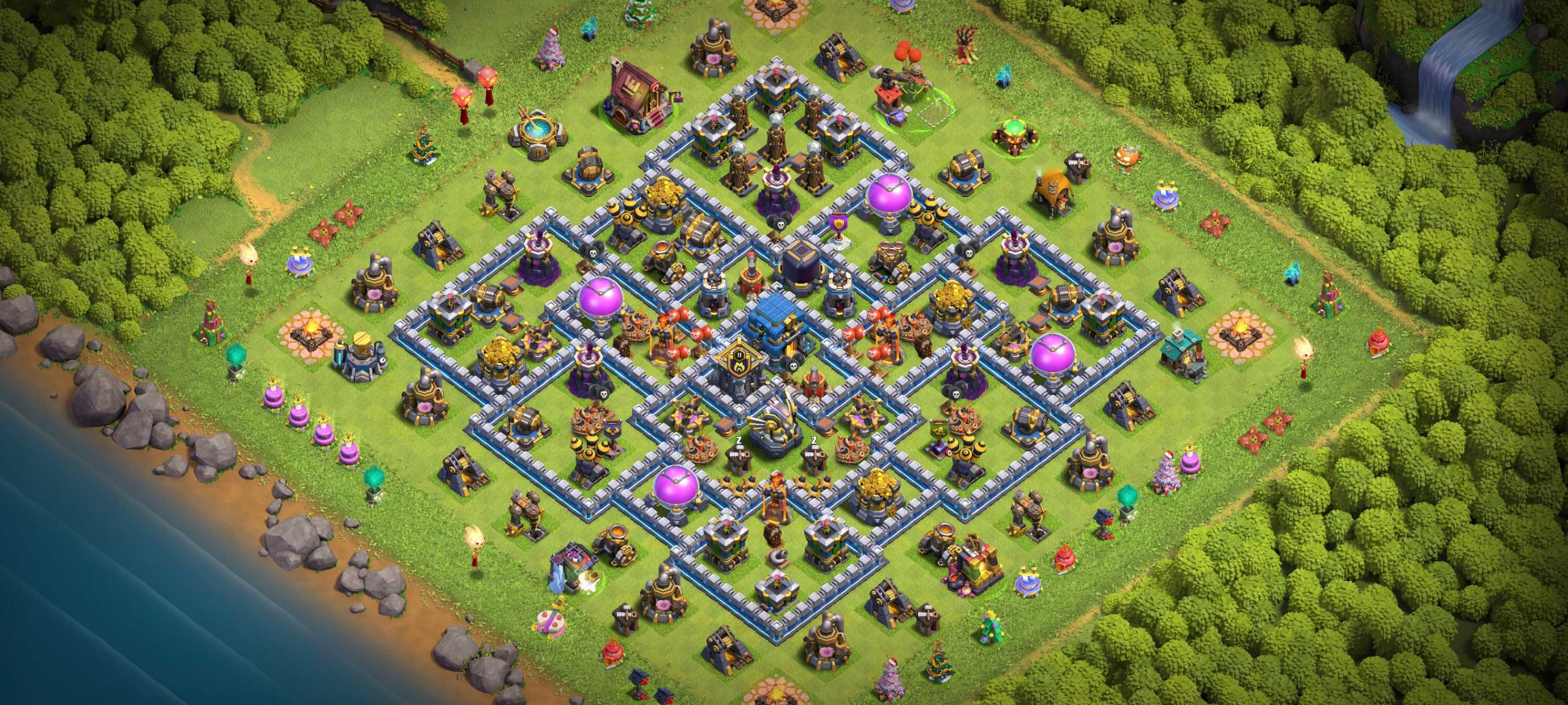 TH12 Base Layout Designs to Shield Your Trophy & Resources - Base of Clans