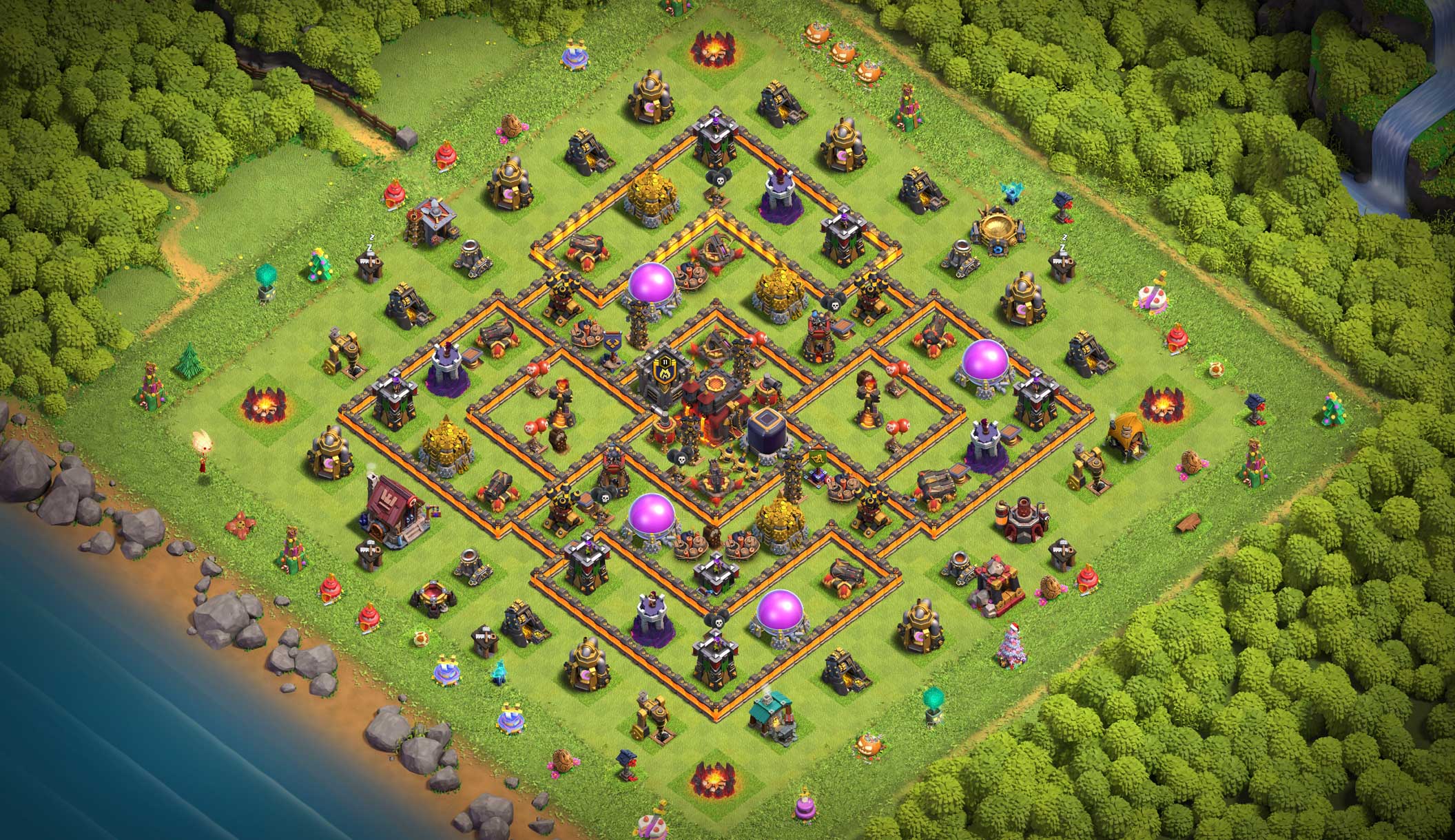 Top TH10 Base Layouts for 2025 - Base of Clans