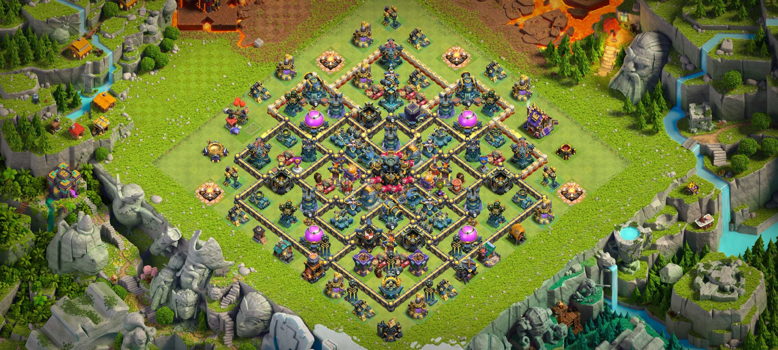 New TH17 Base Layout for Maximum Defense - Base of Clans