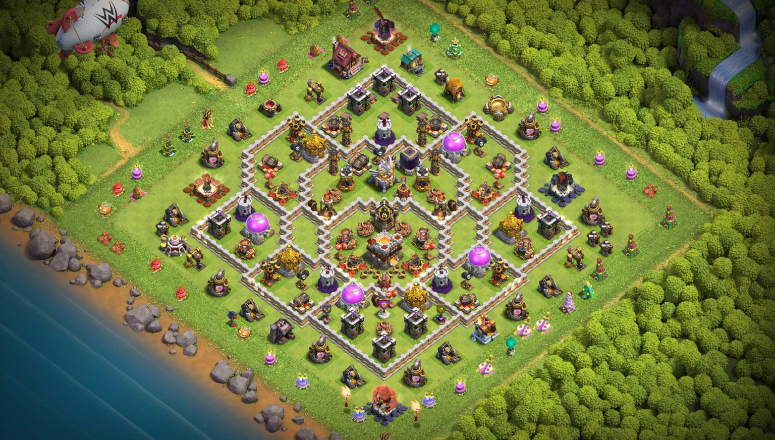 Pro Tips to TH11 Home Base Layout in Clash of Clans - Base of Clans