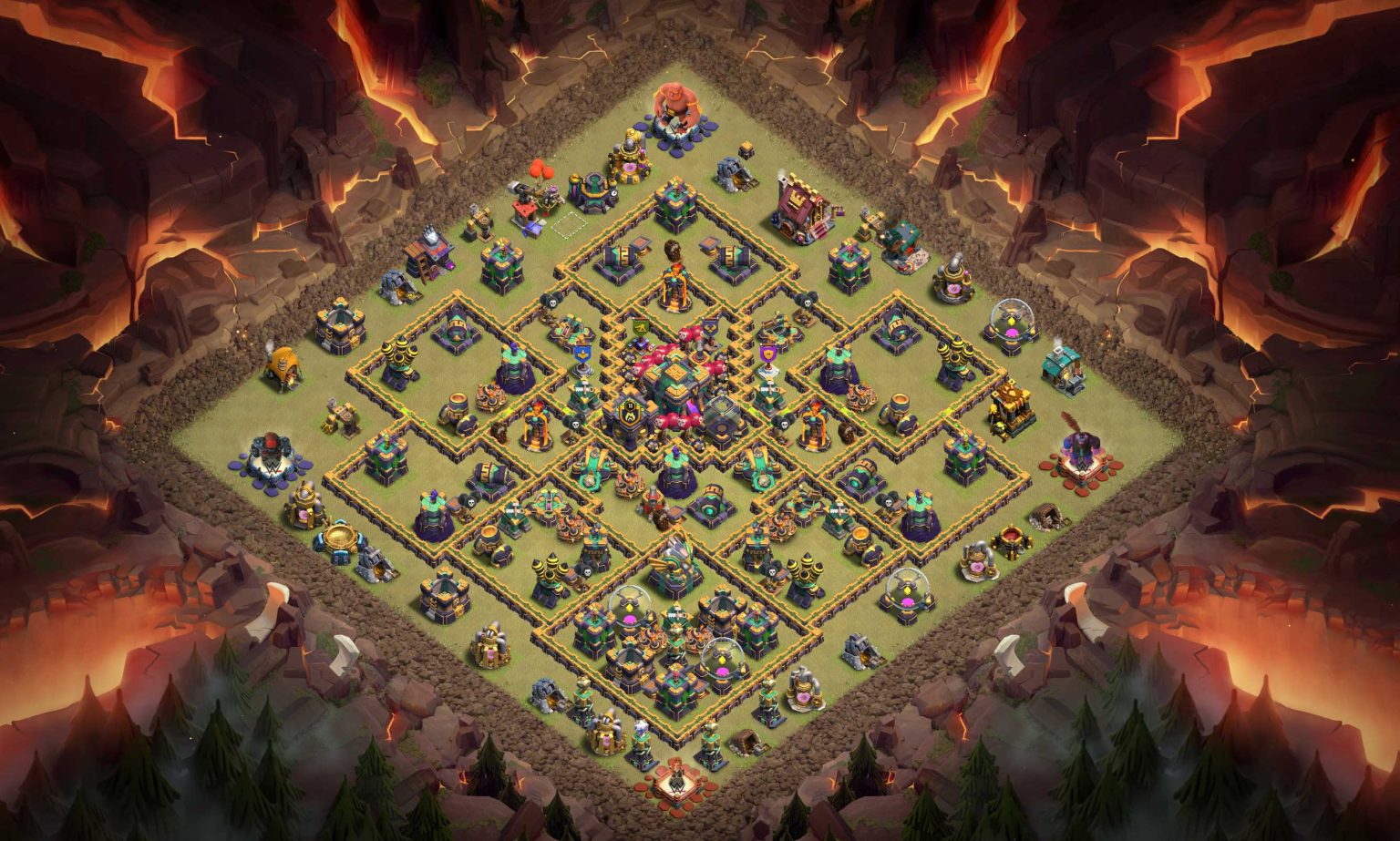 Top Tips: TH14 War Base Design - Base of Clans