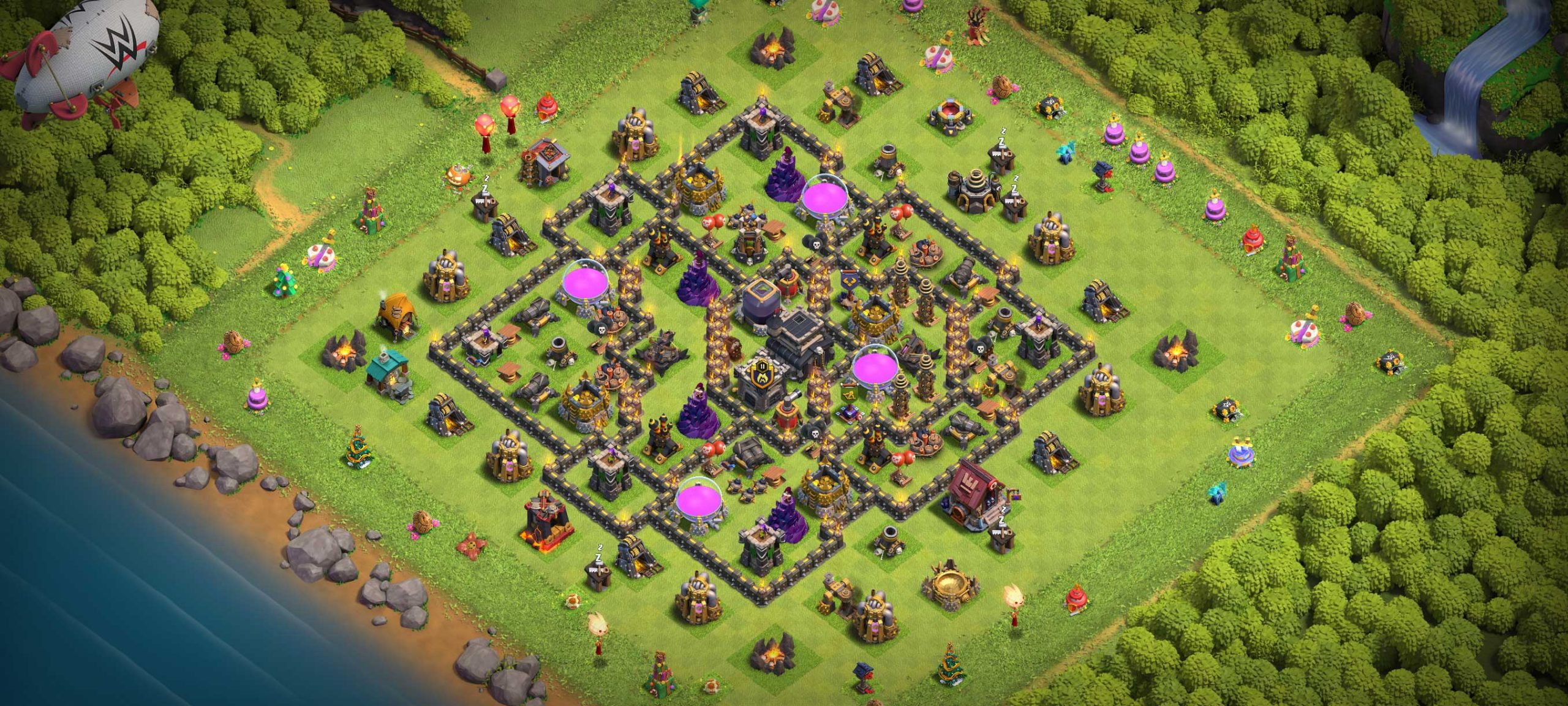 Best Tips for Creating the Best TH9 Base Layout - Base of Clans