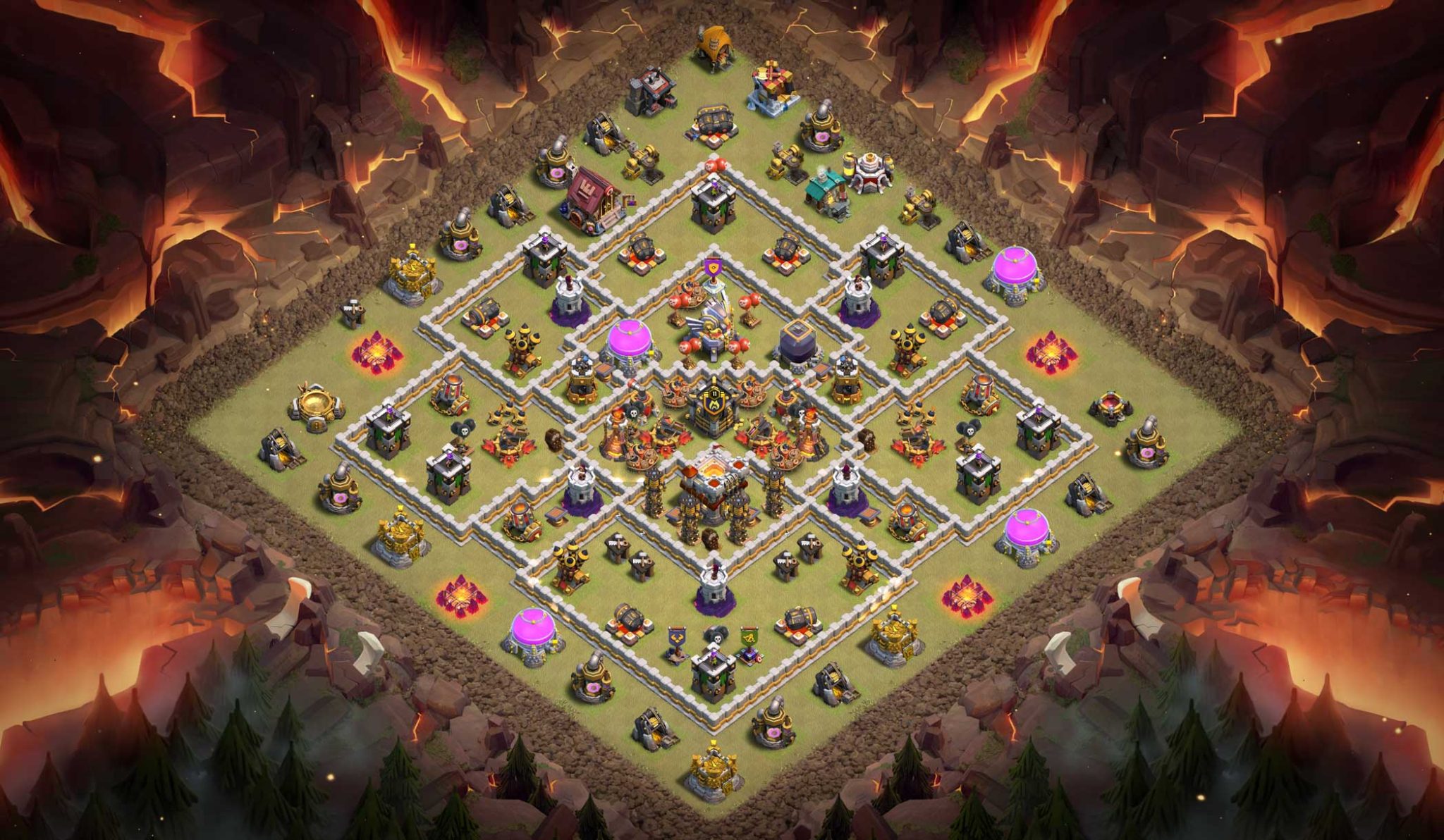 Win Every Wars : TH11 War Base Layouts Explained - Base of Clans