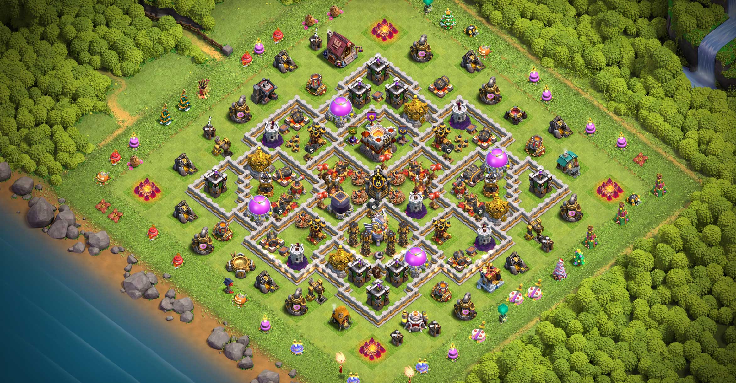 Best Tips to Build TH11 Home Base Layout in Clash of Clans - Base of Clans